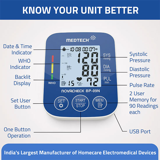 Blood Pressure Meter | Buy Blood Pressure Meter Online | Buy Blood ...