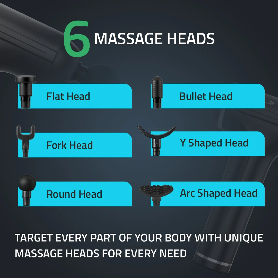 Cordless Gun Massager | Rechargeable Massage Gun by Medtech Life