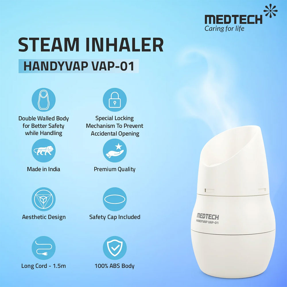 Steam Inhaler for Cold, Cough, Sinus and Bronchitis | Buy Steam ...